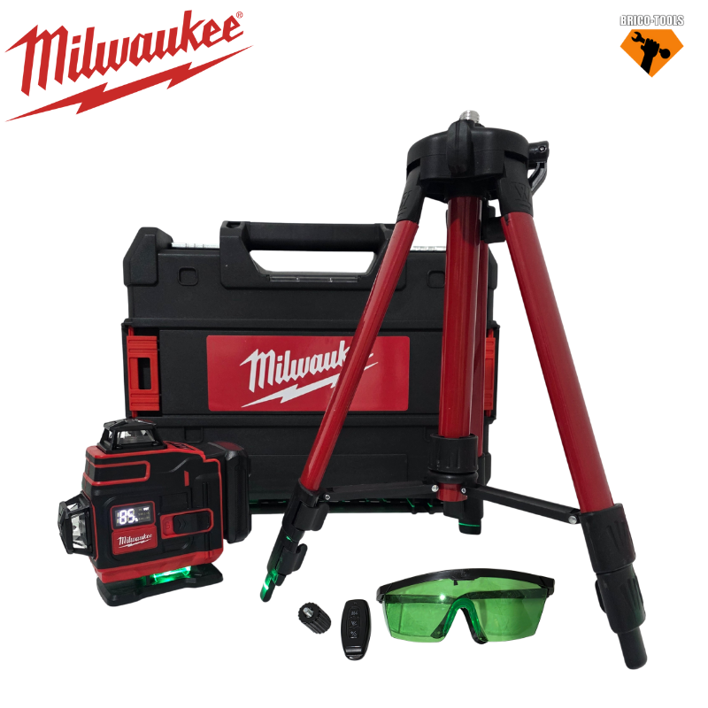 NIVEAU LASER MILWAUKEE 16L AVEC 2 BATTERIES (GM) SH14-1 – Brico-tools