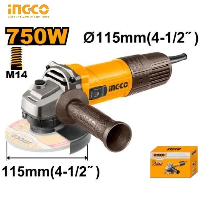 MEULE A DISQUE 750W INGCO AG75028 – Brico-tools