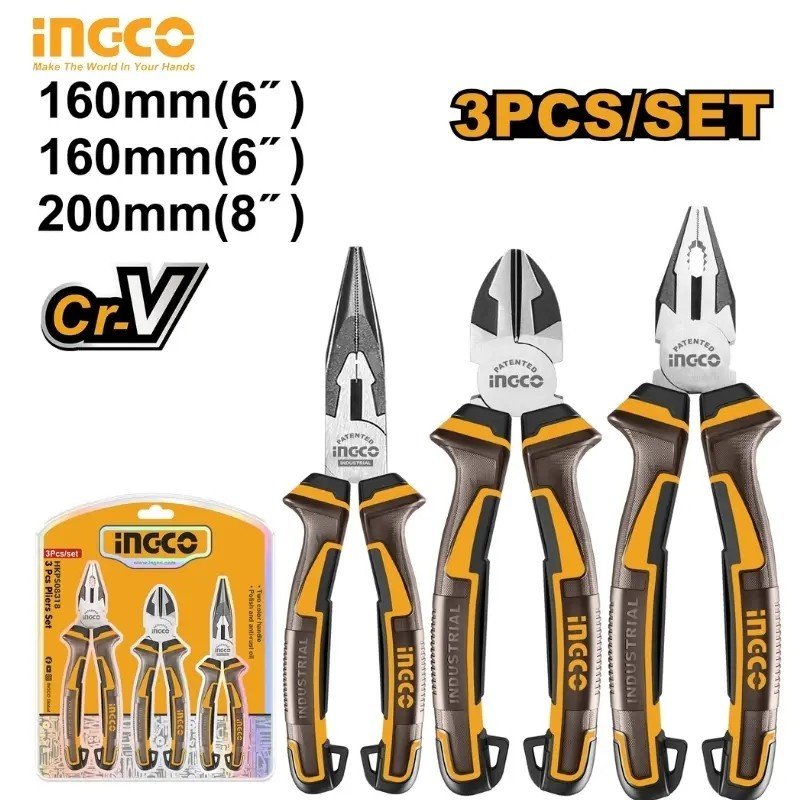 3 PINCES INGCO HKPS08318 – Brico-tools